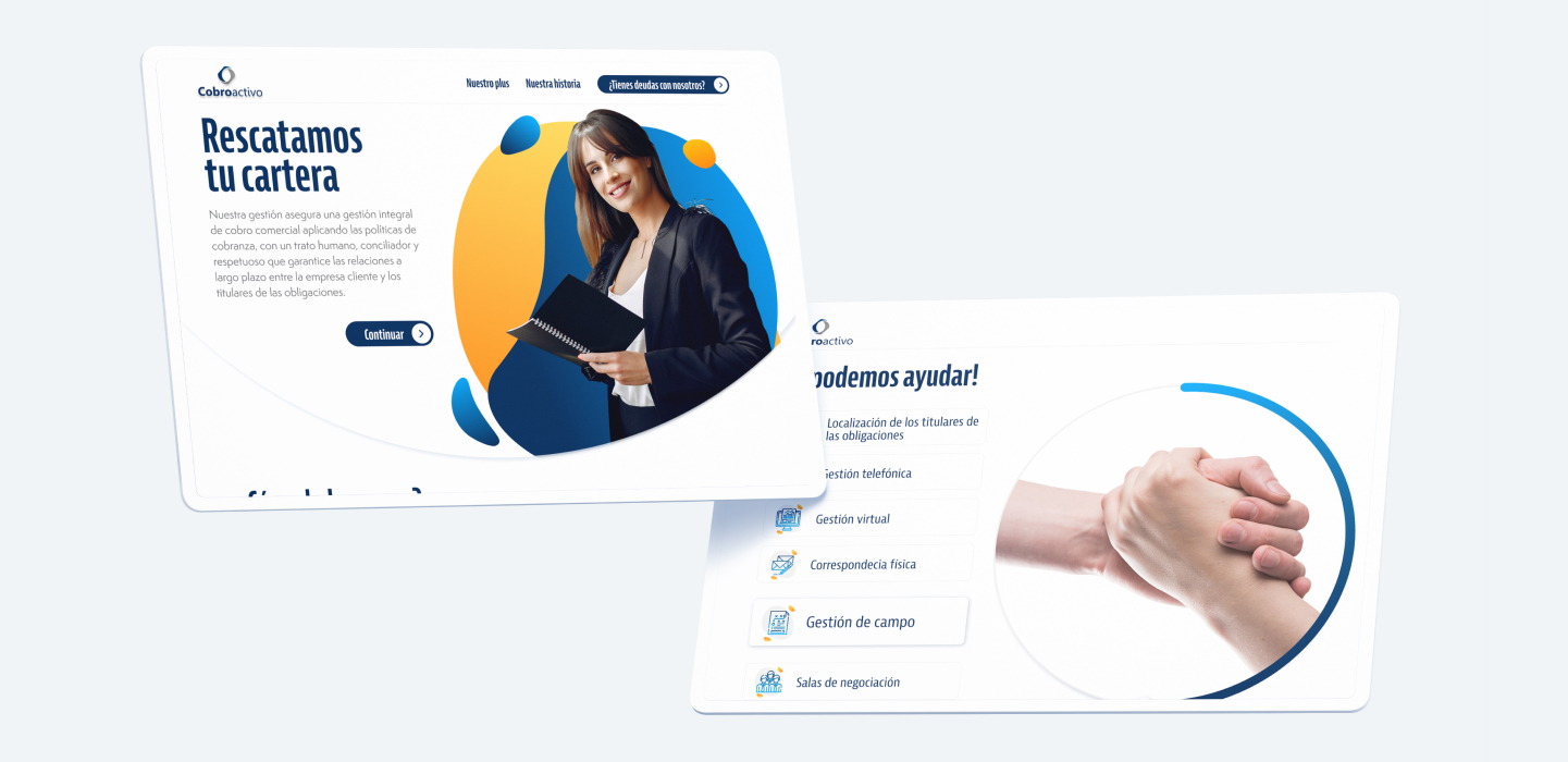 Custom software development case study for Financial Services : Cobroactivo